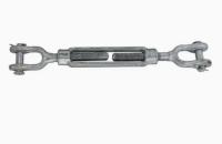 China US Type Wire Rope Turnbuckle Jaw & Jaw Hot-Dip Galvanized 1/2 x 6 for Heavy-Duty Tensioning for sale