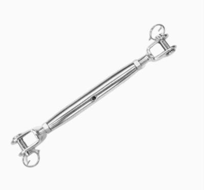 China 316 Stainless Steel Pipe Turnbuckle Jaw & Jaw M5-M20 750-10500 lbs Breaking Load for sale
