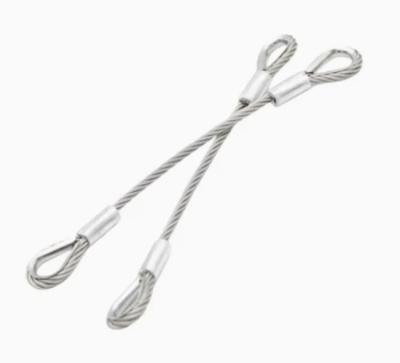 China Premium Industrial Sling Heavy-Duty 6X36 Pressed Wire Rope Sling for Overhead Hoisting and Crane Rigging for sale