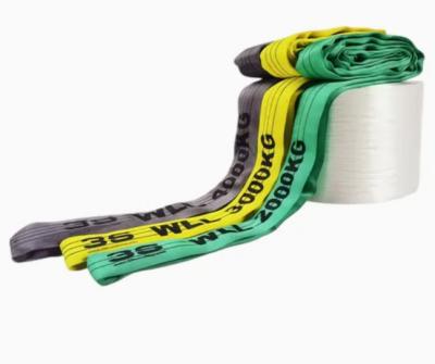 China Custom Round Webbing Sling with Anti Aging Protection Layer for Industrial Lifting Applications for sale