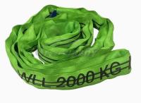 China Custom Round Webbing Sling with Anti Aging Protection Layer for Industrial Lifting Applications for sale
