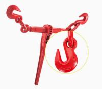 China Australian Standard Ratchet Type Load Binder AS4344 G70 Chain Binder with Yellow Powder Coated Finish for sale