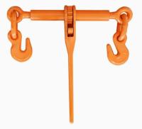 China Continuous Take-Up Forged Steel Chain Load Ratchet Lashing Chain with Grab Hook Load Binder for Truck Cargo Securing for sale