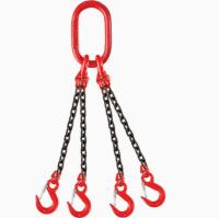 China Factory Certified G80 Chain Sling 1–4 Leg Lifting Hook Combination Set for Heavy Duty Rigging for sale