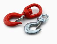 China Heavy Carbon Steel Large Swivel Safety Forged Crane Hook for sale