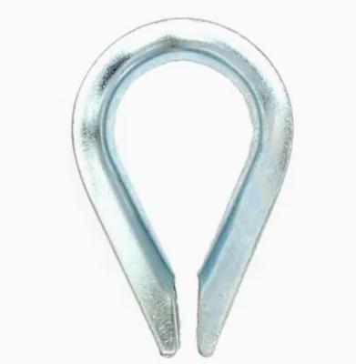 China Galvanized DIN 6899B Thimble Stainless Steel Wire Rope Thimble for sale