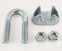 China 304 Stainless Steel Wire Rope Clamp Cable Clip Hoist Rigging Fastener Multi Sizes for sale