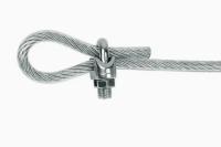 China Customizable Malleable Wire Rope Clip DIN 741 for Construction Steel Structures for sale