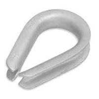 China 1/2 Inch 13mm Low Carbon Mild Steel Cable Thimble - Zinc Plated EN 13411-1 Compliant Rigging Accessory for sale