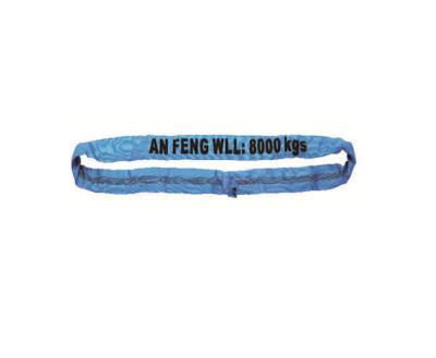 China 8 Tonne UHMWPE Round Sling - 32mm Diameter High Performance Lifting Equipment with 6:1 Safety Factor for sale