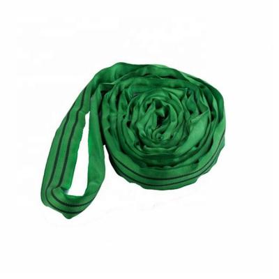 China 2 Tonne 1 Meter Endless Polyester Round Lifting Sling - 25mm Diameter -40°C to +100°C Temperature Range for sale