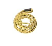 China 3 Ton 3 Meter Polyester Endless Round Sling Yellow Lifting Straps 6:1 Safety Factor for sale