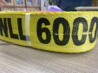 China 6-Ton Duplex Heavy Lifting Sling - Double Layer Polyester Webbing, 75-90mm Width, 1-100m Length for sale