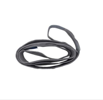China 4 Tonne 120mm Gray Polyester Endless Webbing Sling - Single Layer Heavy Duty Lifting Strap for sale