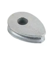 China 52mm Steel Wire Rope Thimble for 8-60mm Ropes, GB/T 5974.2-2006 Compliant Rigging Accessory for sale