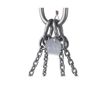 China 10mm Grade 80 Four Leg Lifting Chain Sling with Master Link Assembly for Overhead Heavy Lifting for sale