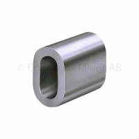China TALURIT T/TS Aluminium Turnback Ferrule EN 13411-3 Certified for Wire Ropes up to 1960 N/mm² Tensile Strength for sale