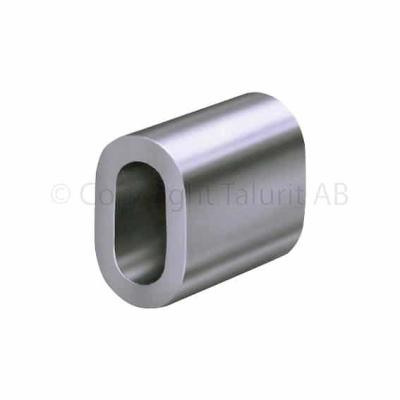 China TALURIT T/TS Aluminium Turnback Ferrule EN 13411-3 Certified for Wire Ropes up to 1960 N/mm² Tensile Strength for sale