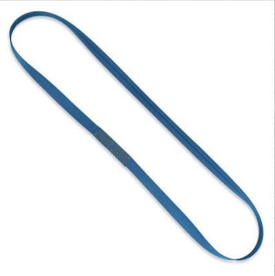 China 8 Tonne Single Layer Endless Polyester Webbing Sling 240mm Width 7:1 Safety Factor for Industrial Lifting for sale
