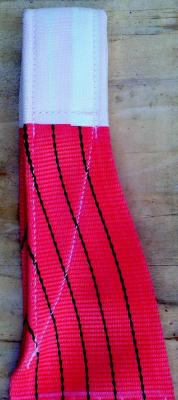 China 10 Tonne Double Layers Endless Polyester Webbing Sling - 100m Max Length, Color-Coded Safety System for sale