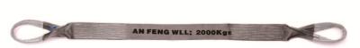 China 2000KG 8:1 Safety Factor Polyester Webbing Sling - 100-120mm Width, EN 1492-1 Certified Heavy Lift Sling for sale