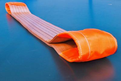 China Polyester Webbing Sling 2T Breaking Strength 1m-50m Length ISO CE GS TUV for sale