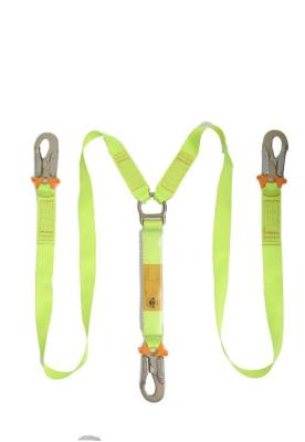 China COL-D02 Twin Tailed Energy Absorbing Lanyard for Fall Protection - 2kN Activation Force, ISO9001 Certified Safety Harness for sale