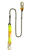 China COL-S03 Single Tailed Energy Absorbing Lanyard with 2kN Force Activation for Fall Protection Safety Harness for sale