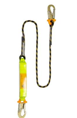 China COL-S03 Single Tailed Energy Absorbing Lanyard with 2kN Force Activation for Fall Protection Safety Harness for sale