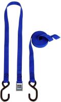 China RA25-1T Ratchet Strap with S Hooks - 25mm Width, 1000kg Capacity, 8m Length - EN 12195-2 Certified for sale