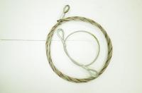 China 26mm GB/T 14737 Fibre Core Steel Rope Sling with 6.11-7.24 Ton WLL Capacity for sale