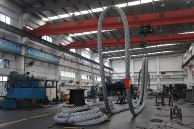 China 300mm GB/T 30587 Cable Laid Grommet Sling - 1770 MPa Steel Core, 6367.7 ton MBL Capacity for sale