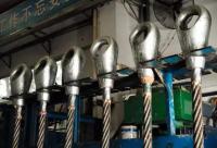 China EN 13411-4 70mm Wire Rope Sling Assembly with 5:1 Safety Factor and Short Bow Socket Design for sale