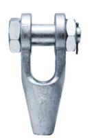 China 38mm Open Spelter Socket with Cotter Pin - Wire Rope End Stop for 170t MBL Capacity for sale