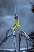 China DNV 2.7-1 4 Leg Wire Rope Sling 20 Tonne Capacity for Offshore Container Lifting for sale