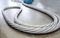 China 108mm Cable Laid Grommet Wire Rope Sling with 1670 MPa Tensile Strength and 132.8 Ton WLL for sale