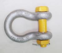 China ASME B30.26 Bolt Type Shackle 12 Tonne WLL Carbon Steel Alloy Pin for sale