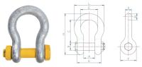 China JBB-12 Sling Hardware Accessories - Carbon Steel Shackles 0.22-318kg Capacity with CE & ISO9001 Certification for sale
