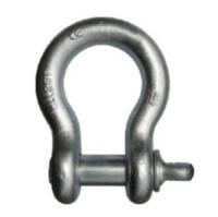 China 1.25 Inch 12 Tonne Safety Pin Bow Shackle - Type JB Hot Dip Galvanized Steel Construction for sale