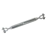 China WLL 1000KG 0.5x6 Inch Jaw & Jaw Galvanized Turnbuckle - ASTM F1145-92 Compliant Rigging Hardware for sale