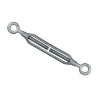 China ISO 0.25 x 4 Inch Galvanized Heavy Duty Turnbuckle - Eye & Eye Open Body Design - ASTM F1145-92 Compliant for sale