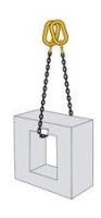 China EN818-2 Grade 80 Endless Chain Sling 24mm Alloy Steel with 72 Ton Capacity for Industrial Lifting for sale