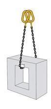China EN818-2 Grade 80 Endless Chain Sling 24mm Alloy Steel with 72 Ton Capacity for Industrial Lifting for sale
