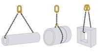China ISO1835 Grade 80 Alloy Steel Single Loop Chain Sling 6mm to 32mm Diameter for sale