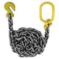China 10mm Grade 80 Alloy Steel Lifting Chain - 3.2 Ton Capacity, Black Painted Finish for Industrial Crane Applications for sale