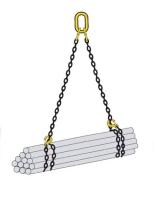 China Grade 80 34mm Double Leg Chain Sling Assembly for Heavy Lifting 36.2 Ton WLL for sale