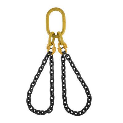 China Grade 80 14mm Double-Loop Endless Chain Sling - 6.2 to 8.7 Ton Capacity for Industrial Lifting for sale