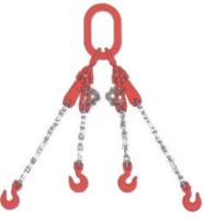 China Grade 80 Alloy Steel 8mm 4 Leg Adjustable Chain Sling Assembly for Overhead Lifting for sale