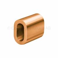 China EN 13411-3 Copper Wire Ferrules TCU 1-30 for Stainless Steel Rope Anti-Corrosion for sale