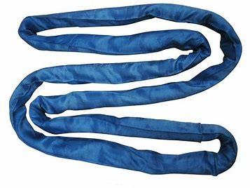 China Custom Polyester Endless Round Sling 1-1000 Ton Capacity 80m Length with 6:1 Safety Factor for sale